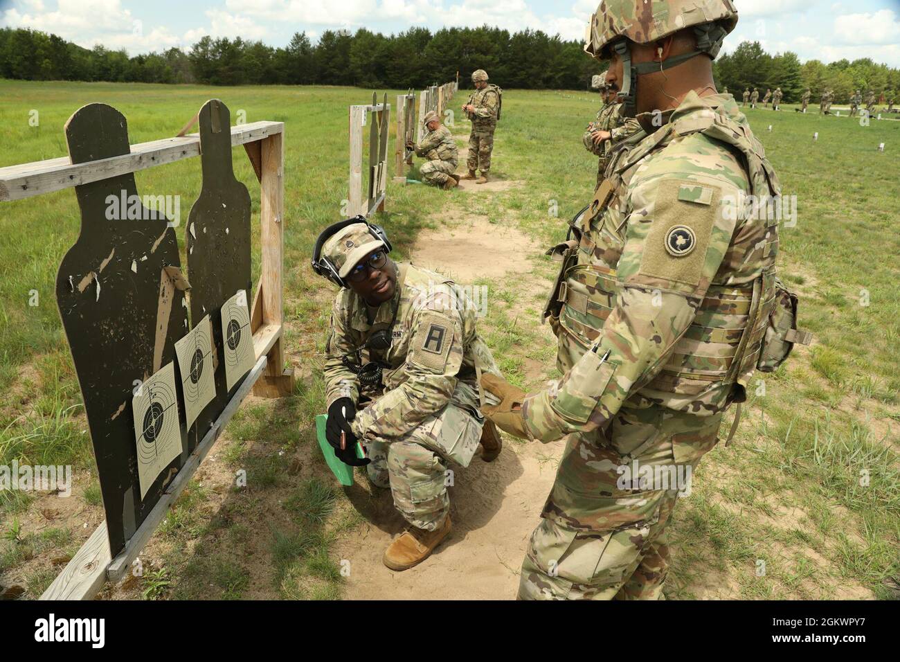 Staff Sgt. Christopher Smith, a U.S. Army observer coach/trainer with ...