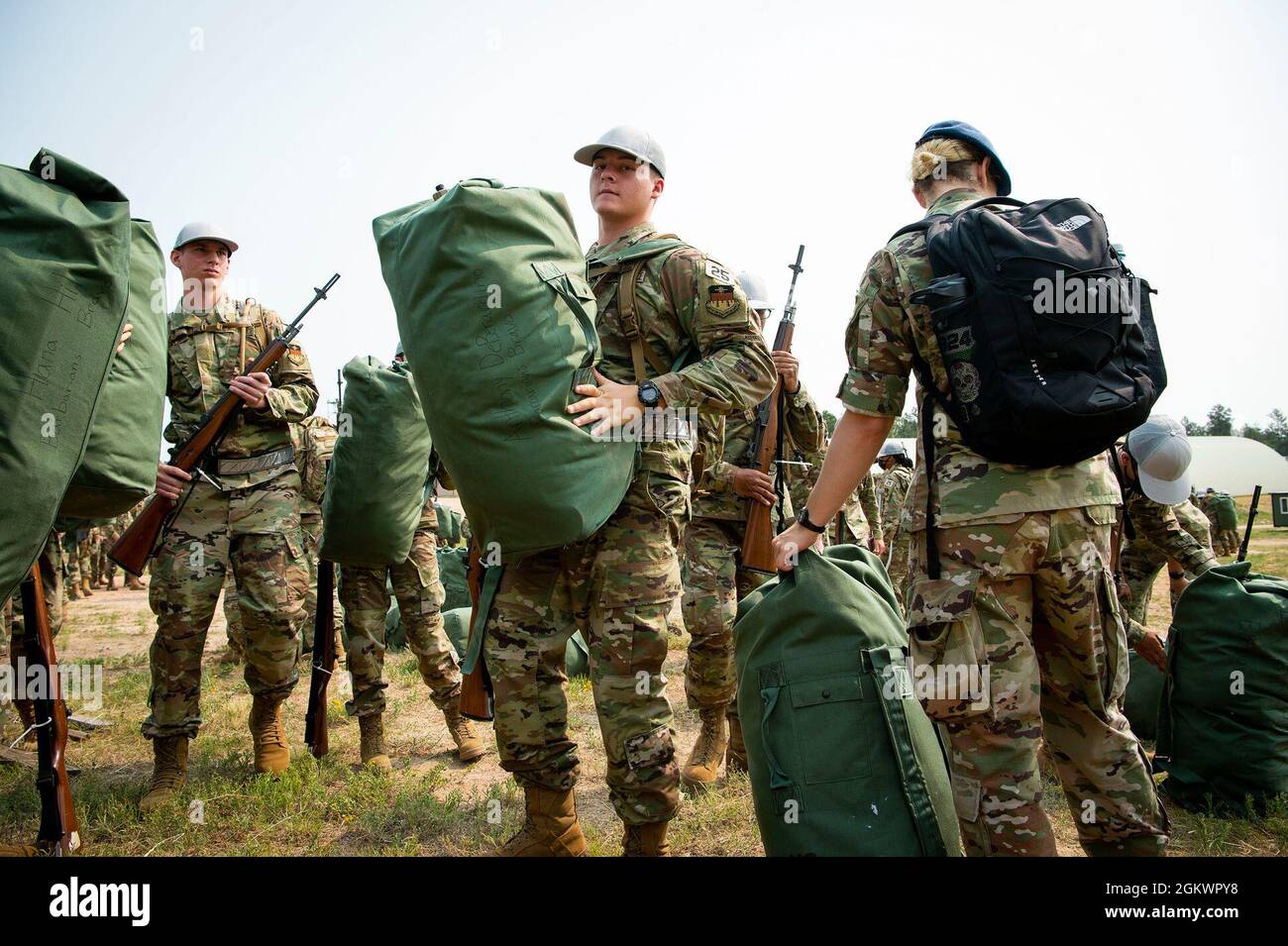 U.S. AIR FORCE ACADEMY, Colo. -- Basic Cadet trainees from the class of ...