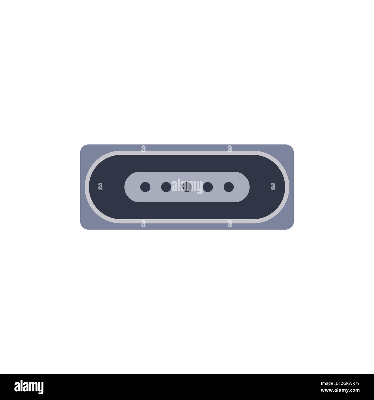 Charging pc universal connector icon. Vector graphic illustration of ...