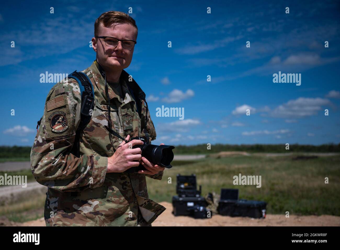 U.S. Air Force Staff Sgt. Thomas Hill, 1st Combat Camera Squadron Cyber ...