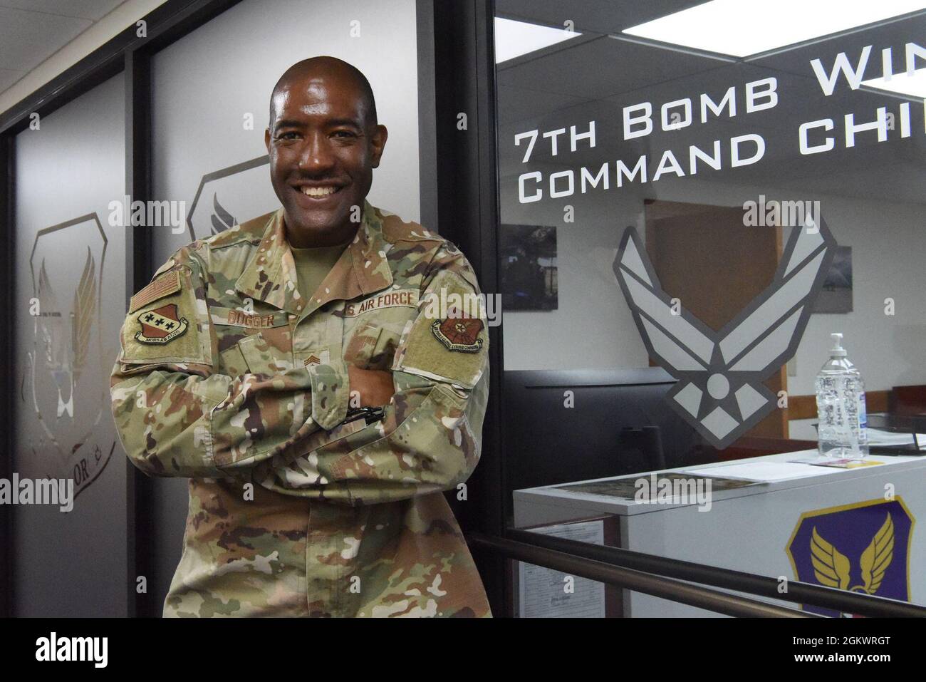 Chief Master Sergeant Eric Dugger, 7th Bomb Wing command chief, served ...