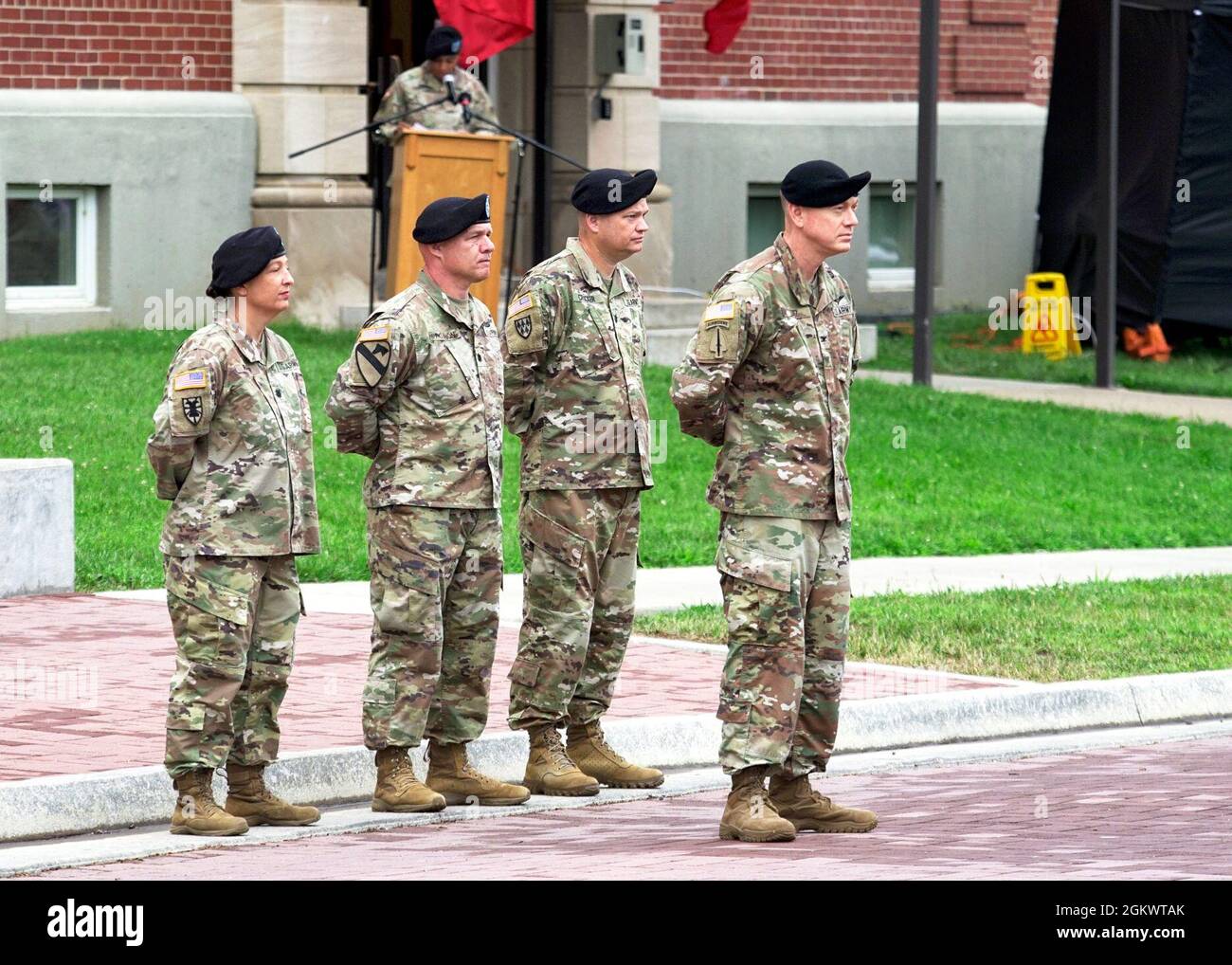 The 1st Theater Sustainment Command hosts a change of command ceremony ...