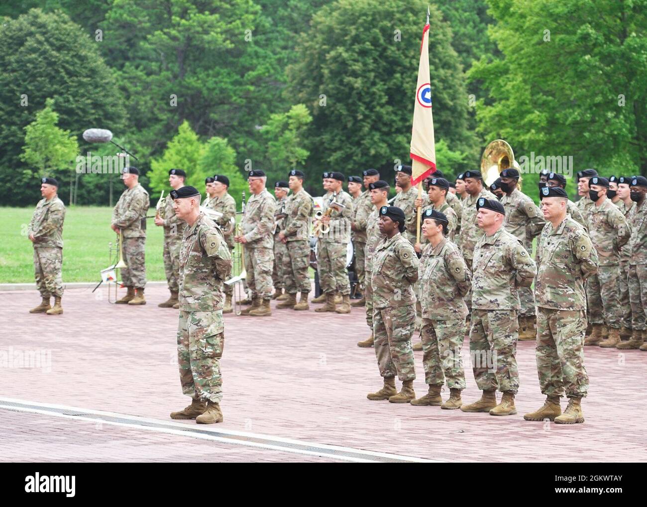 The 1st Theater Sustainment Command hosts a change of command ceremony ...
