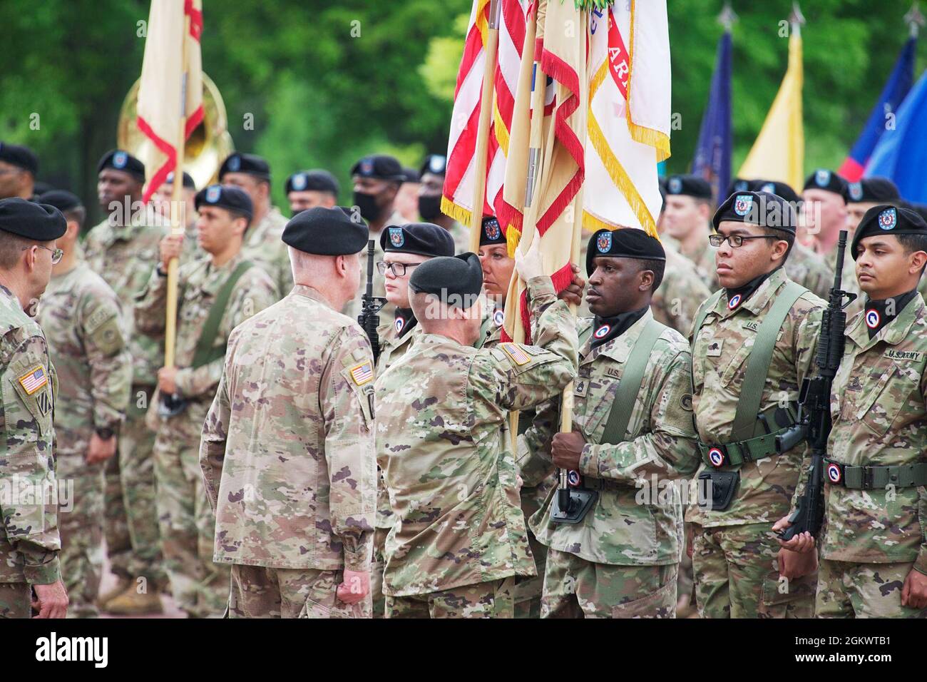 Command Sgt. Maj. Michael J. Perry, III, senior enlisted advisor, 1st ...