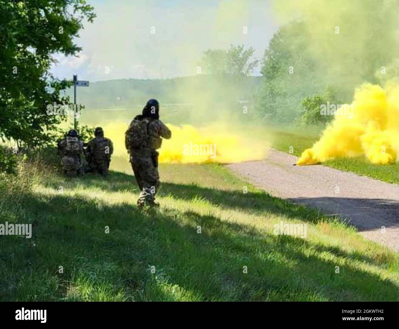 Airmen assigned to the Ohio Air National Guard's 178th Wing Security ...