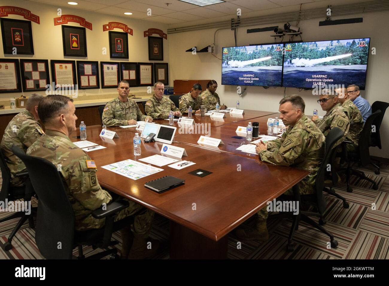 U.S. Army Gen. Charles Flynn, commanding general of the United States ...