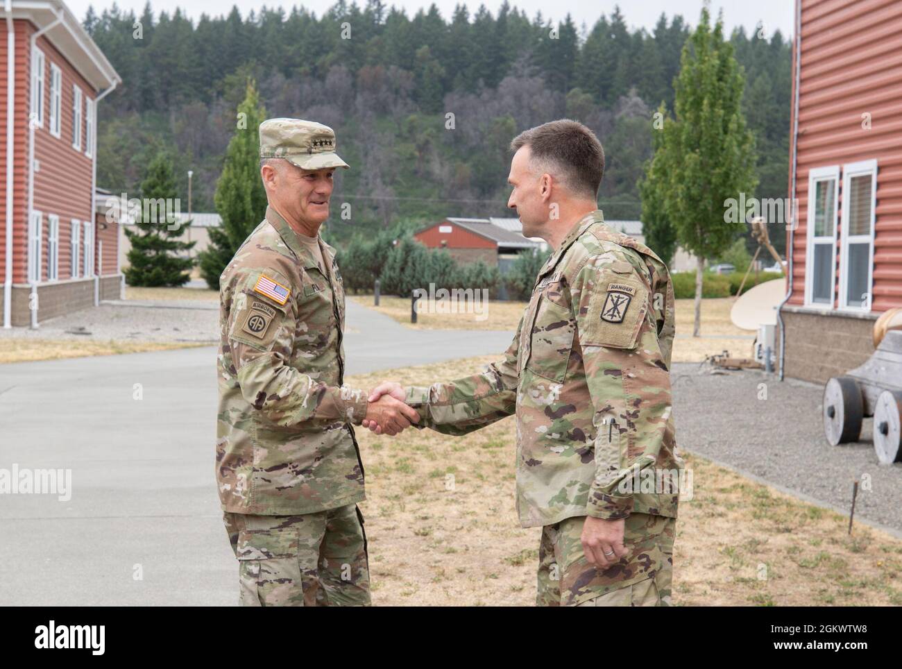 U.S. Army Gen. Charles Flynn, commanding general of the United States ...