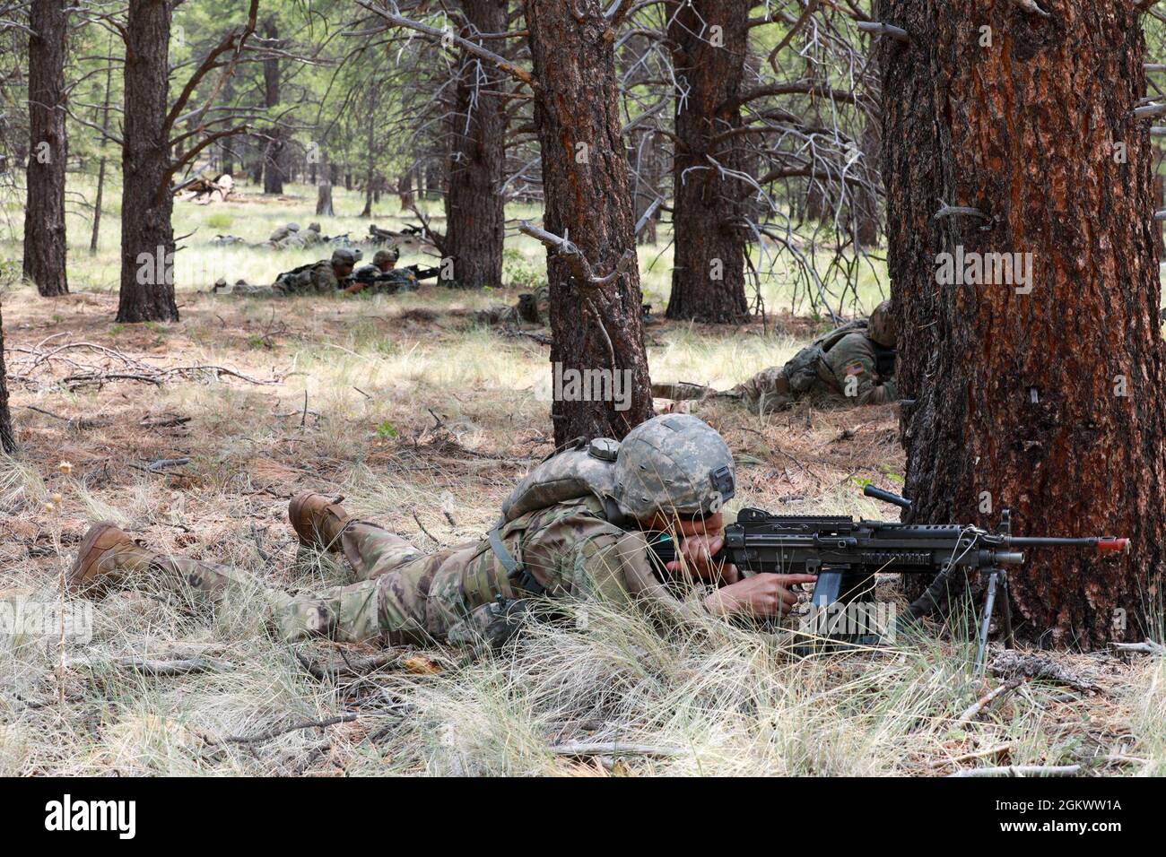 Arizona Army National Guard Soldiers with Bravo Company 1-158th ...