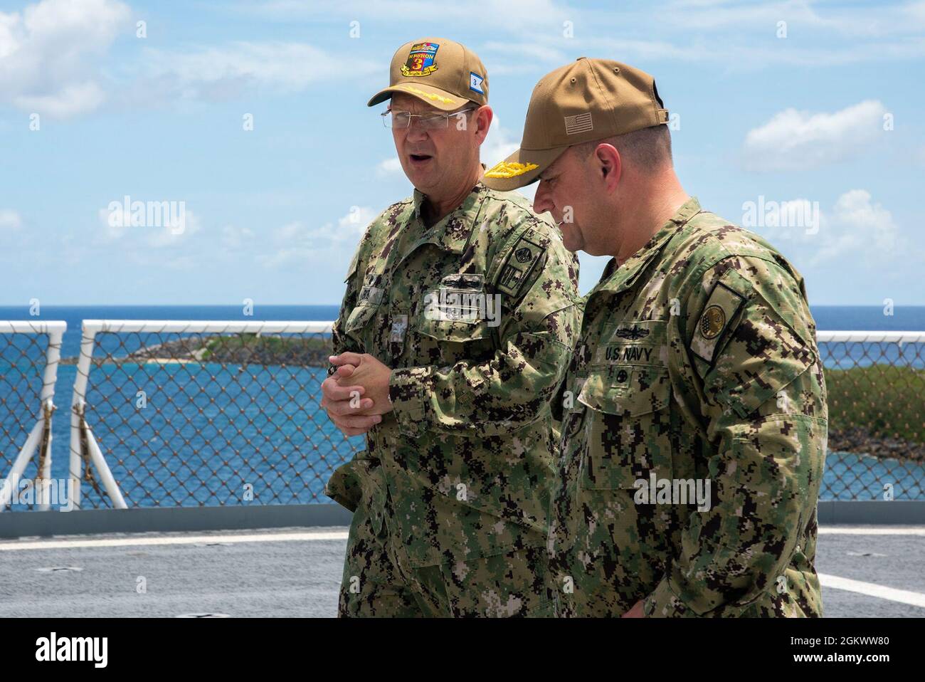 APRA HARBOR, Guam (July 14, 2021) - Capt. John Bub, commodore, Maritime ...