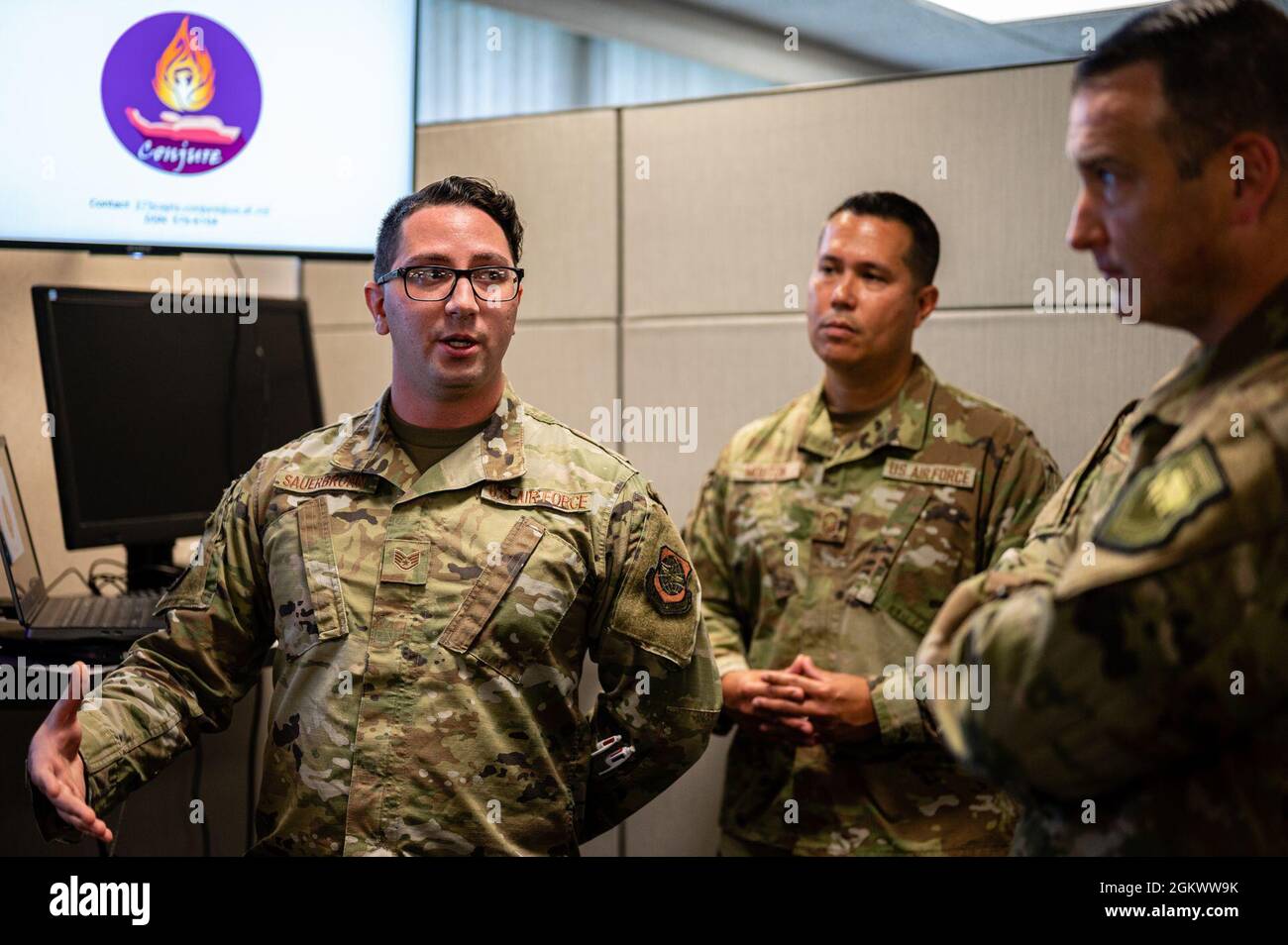 U.S. Air Force Staff Sgt. Dayan Sauerbronn, 375th Communications ...