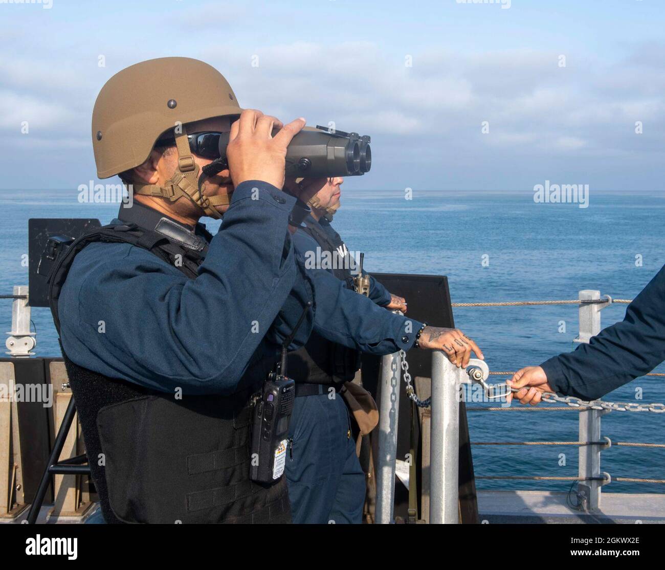 210713-N-QR052-1007 PACIFIC OCEAN (Jul. 13, 2021) Gunner’s Mate 1st ...