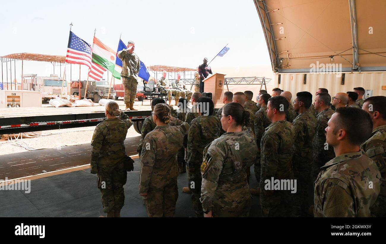 U.S. Air Force Lt. Col. Jeffrey Gipson, previous commander of the 724th ...