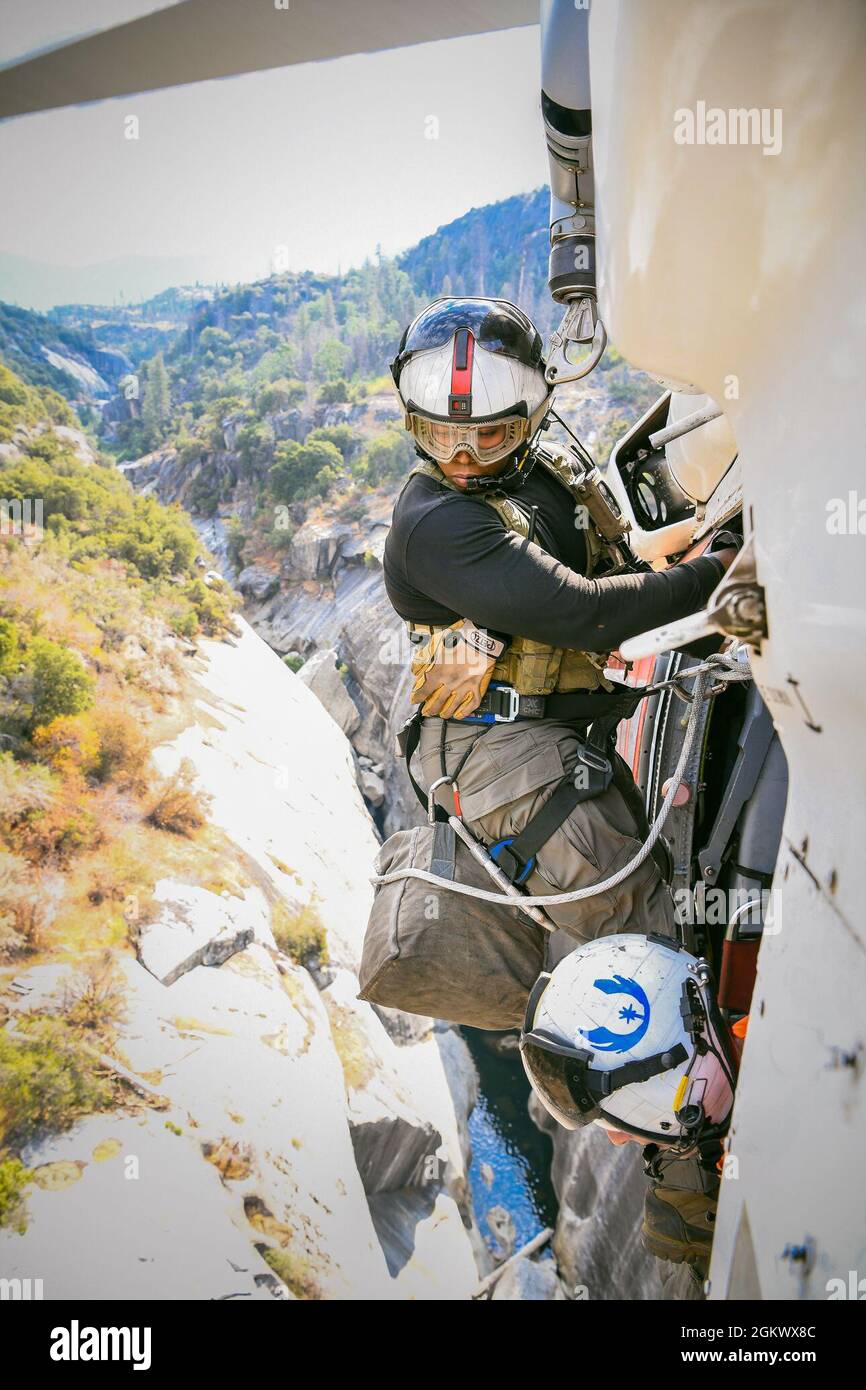 Naval Air Crewman (Helicopter) 1st Class Dylan McCallum, assigned to ...