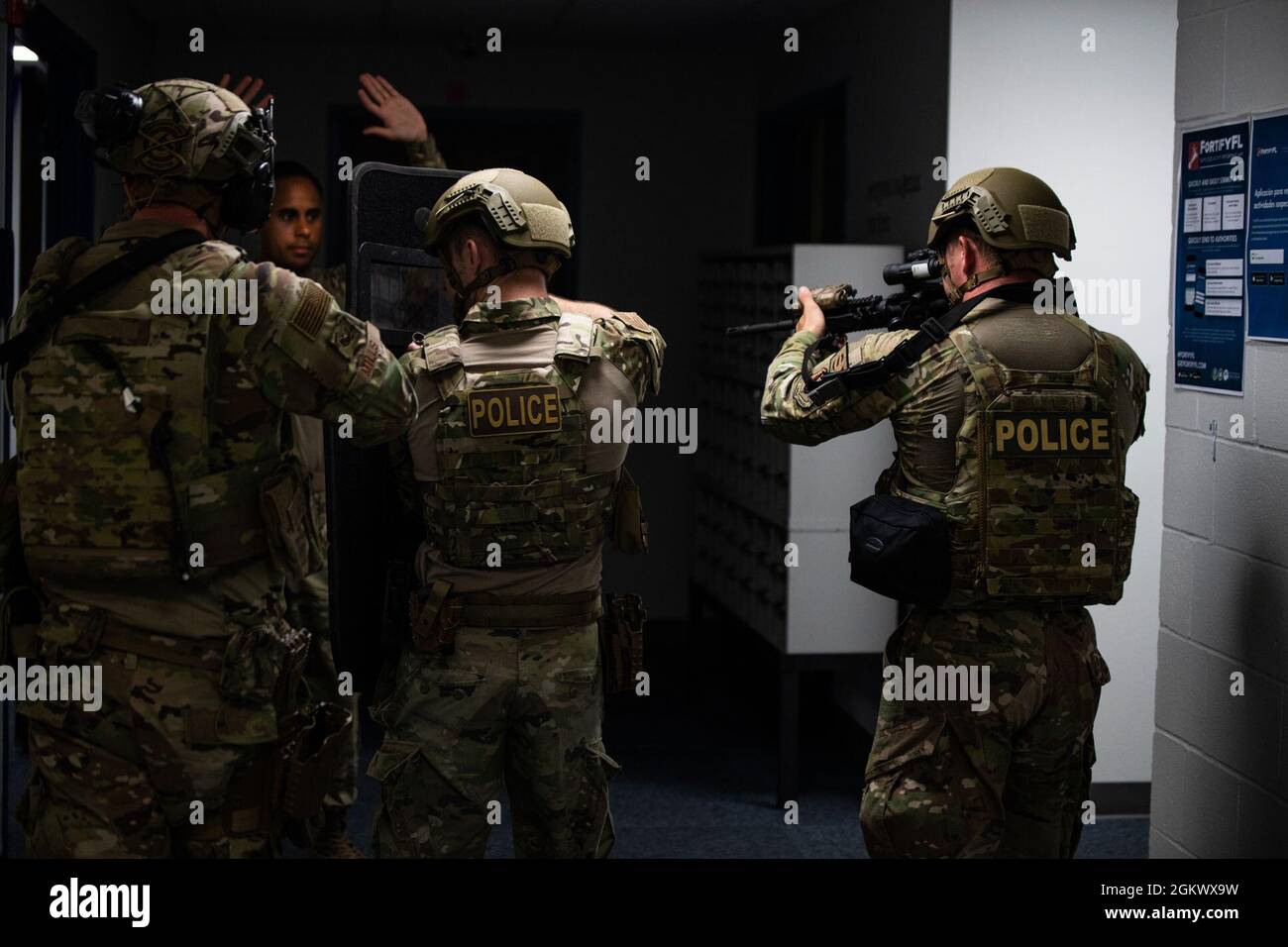 Members Of The 325th Security Forces Squadron Tactical Response Team
