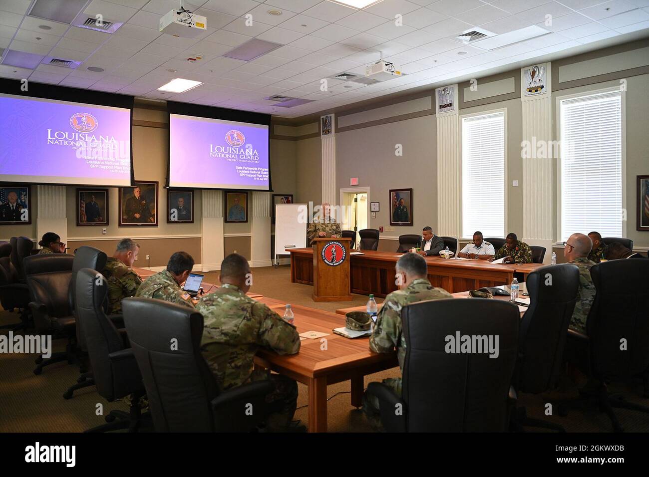 Brig. Gen. D. Keith Waddell, the adjutant general of the Louisiana ...