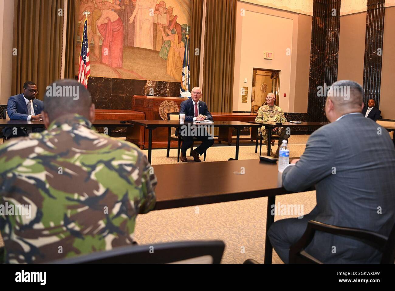 Louisiana Governor John Bel Edwards welcomes Florencio Marin, Belize’s ...