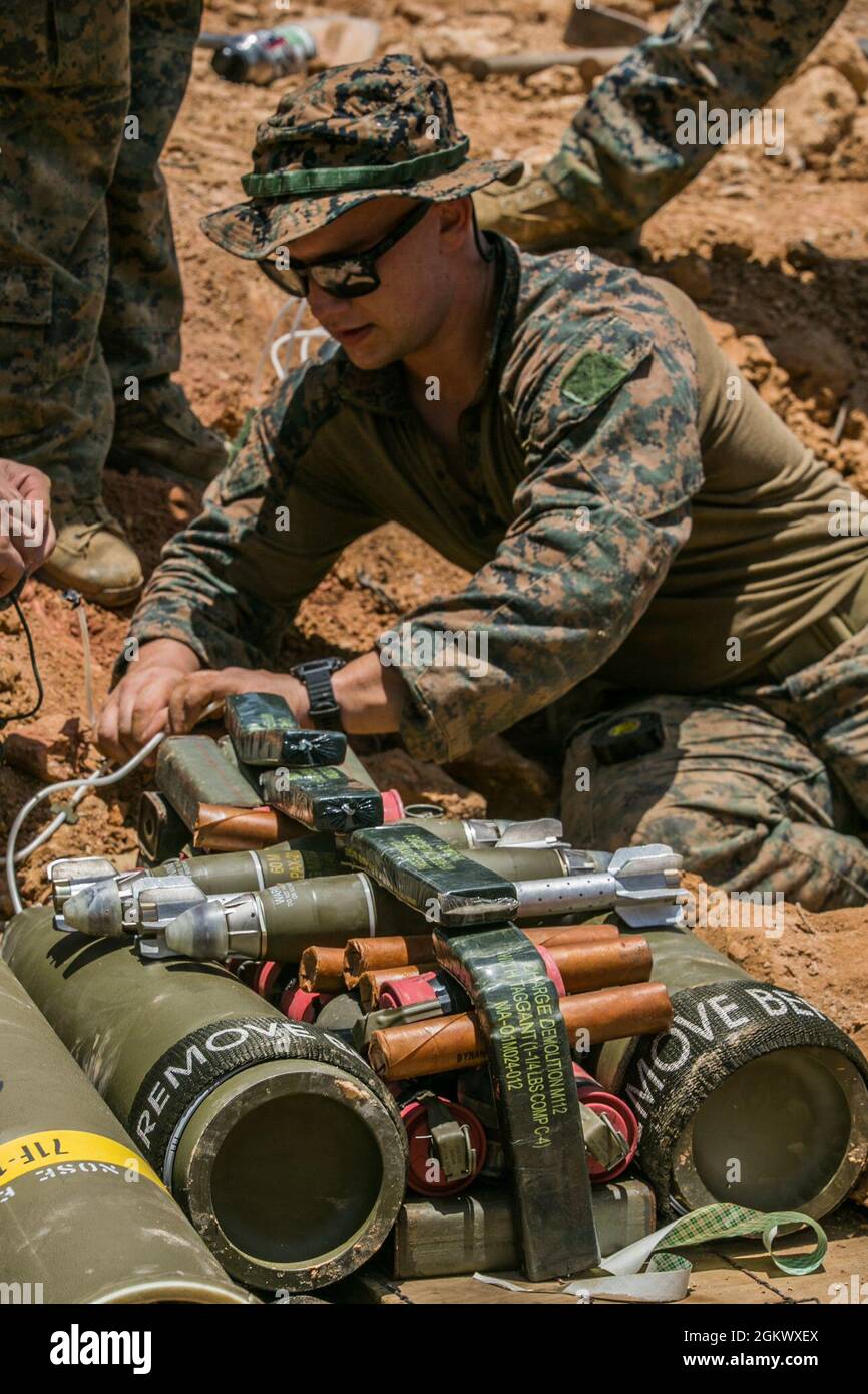 U.S. Marine Corps Sgt. Coy Moody, an explosive ordnance disposal ...