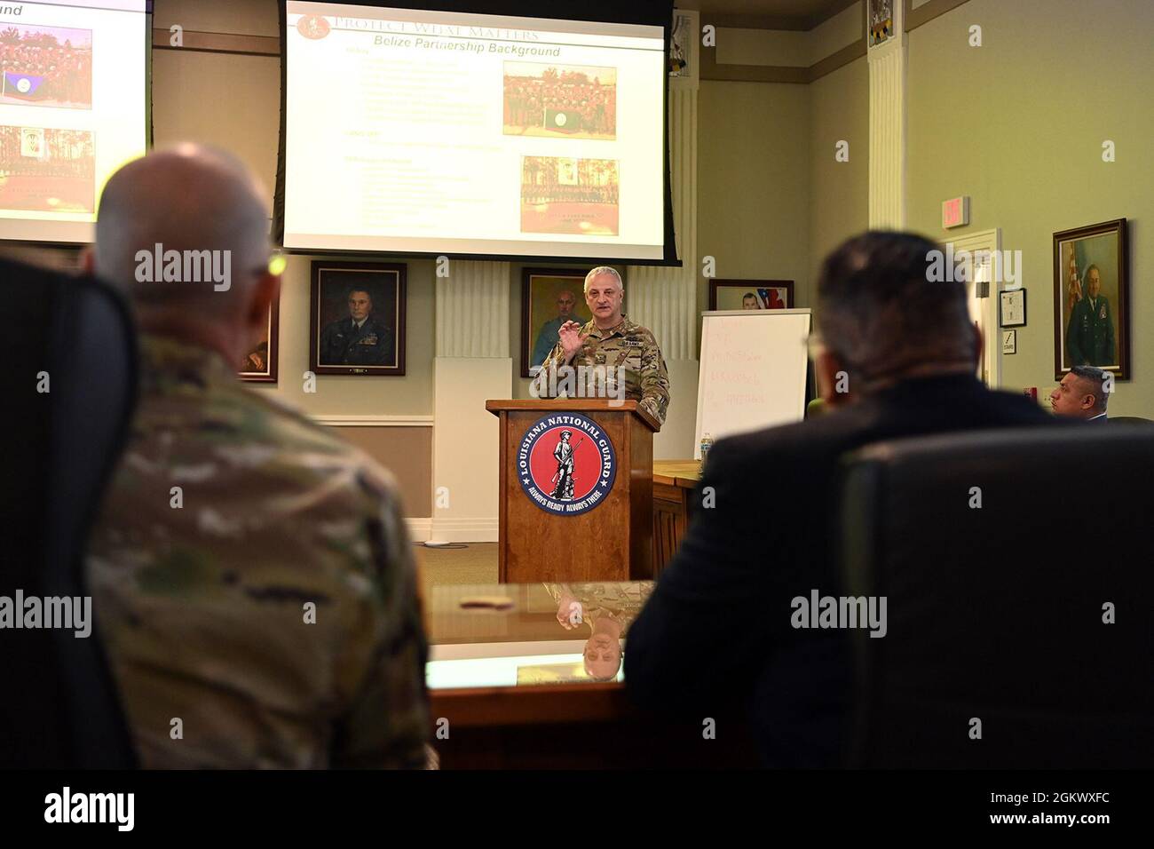 Brig. Gen. D. Keith Waddell, the adjutant general of the Louisiana ...