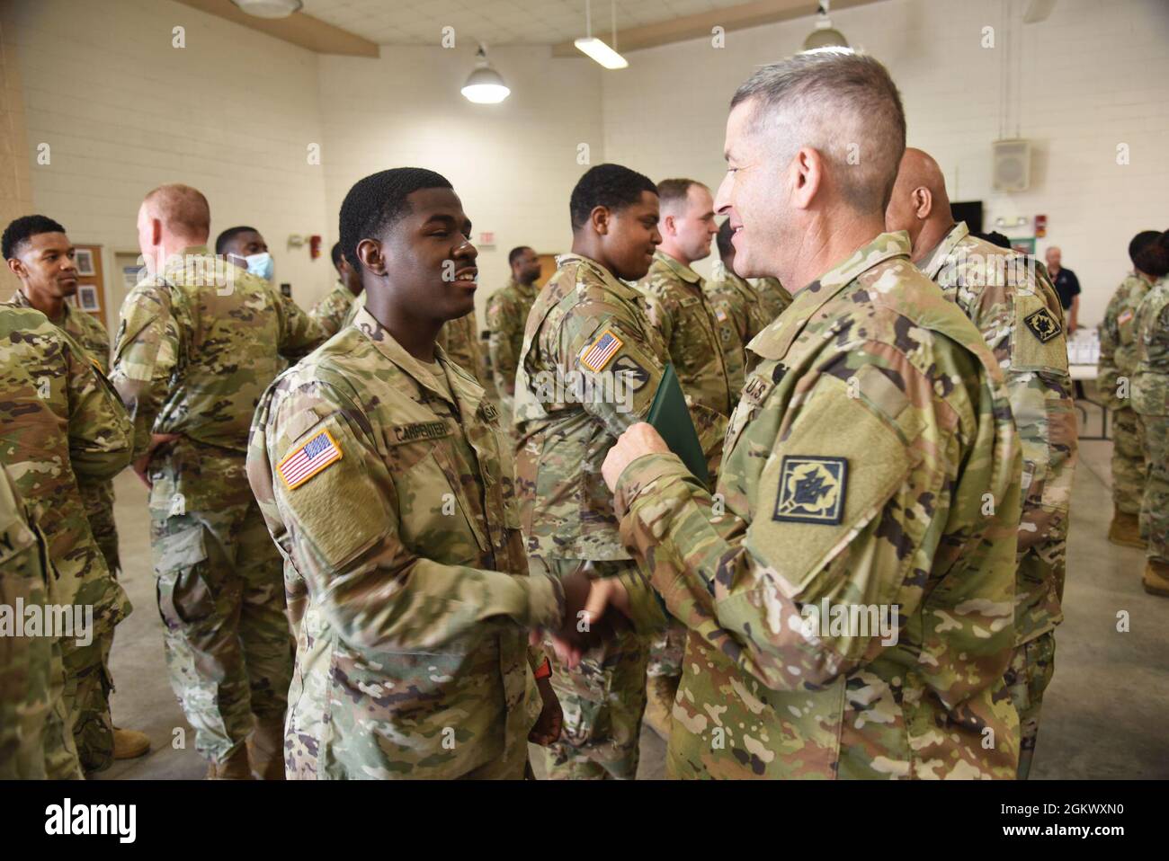 Brigadier General Michael N. Cleveland, Commander of the 66th Troop ...
