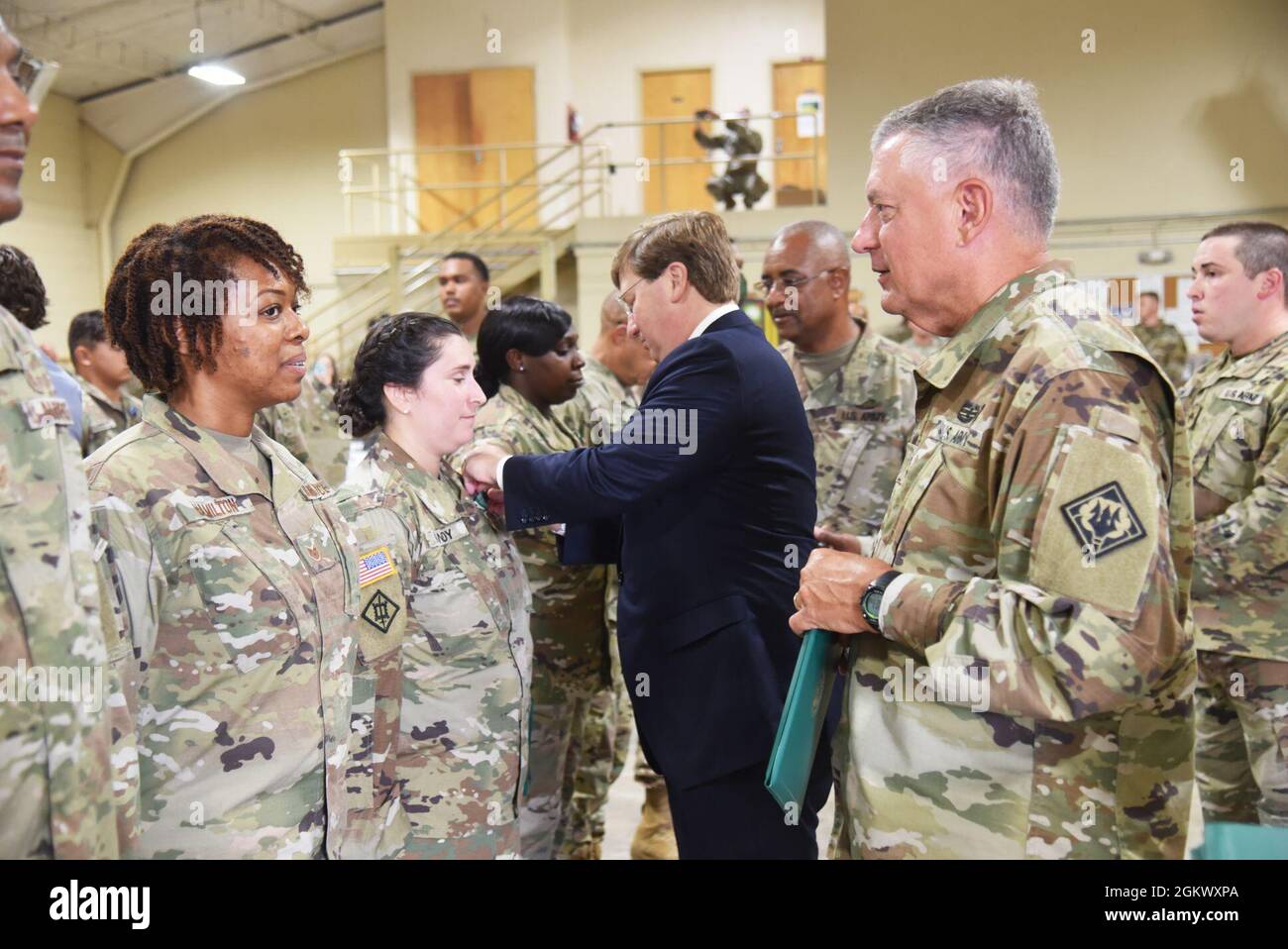 Tate Reeves, Governor of Mississippi, and Major General Janson D ...