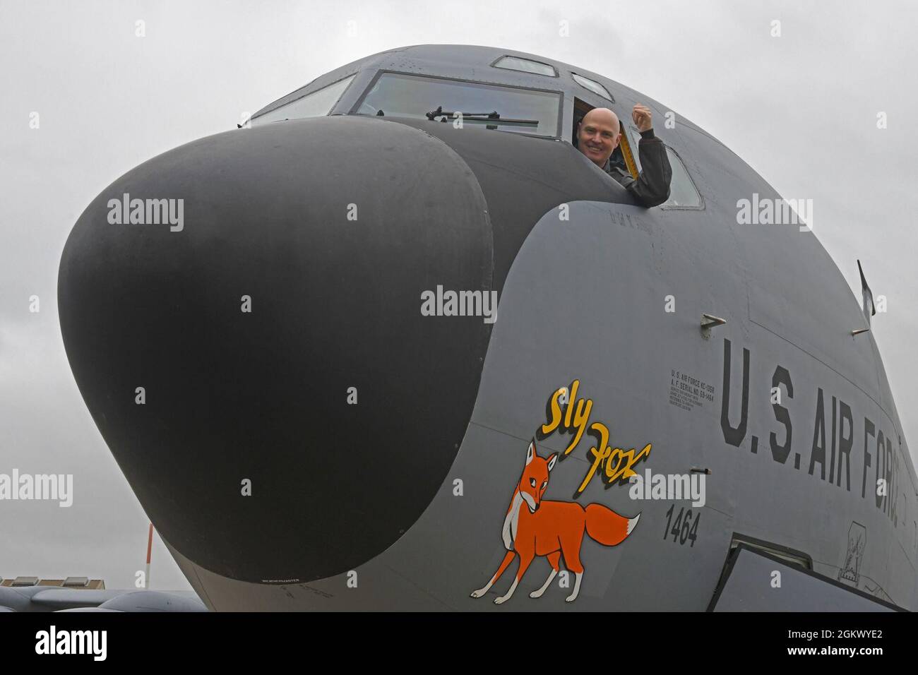 U.S. Air Force Col. Jason Herring, 100th Air Refueling Wing vice ...