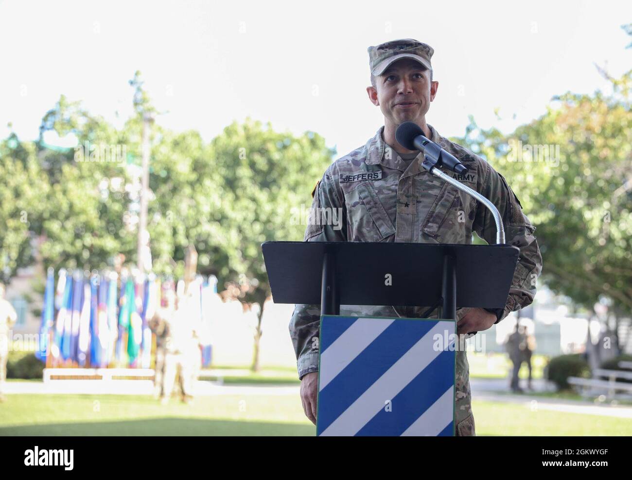 Brig. Gen. Jasper Jeffers, 3rd Infantry Division deputy commanding ...