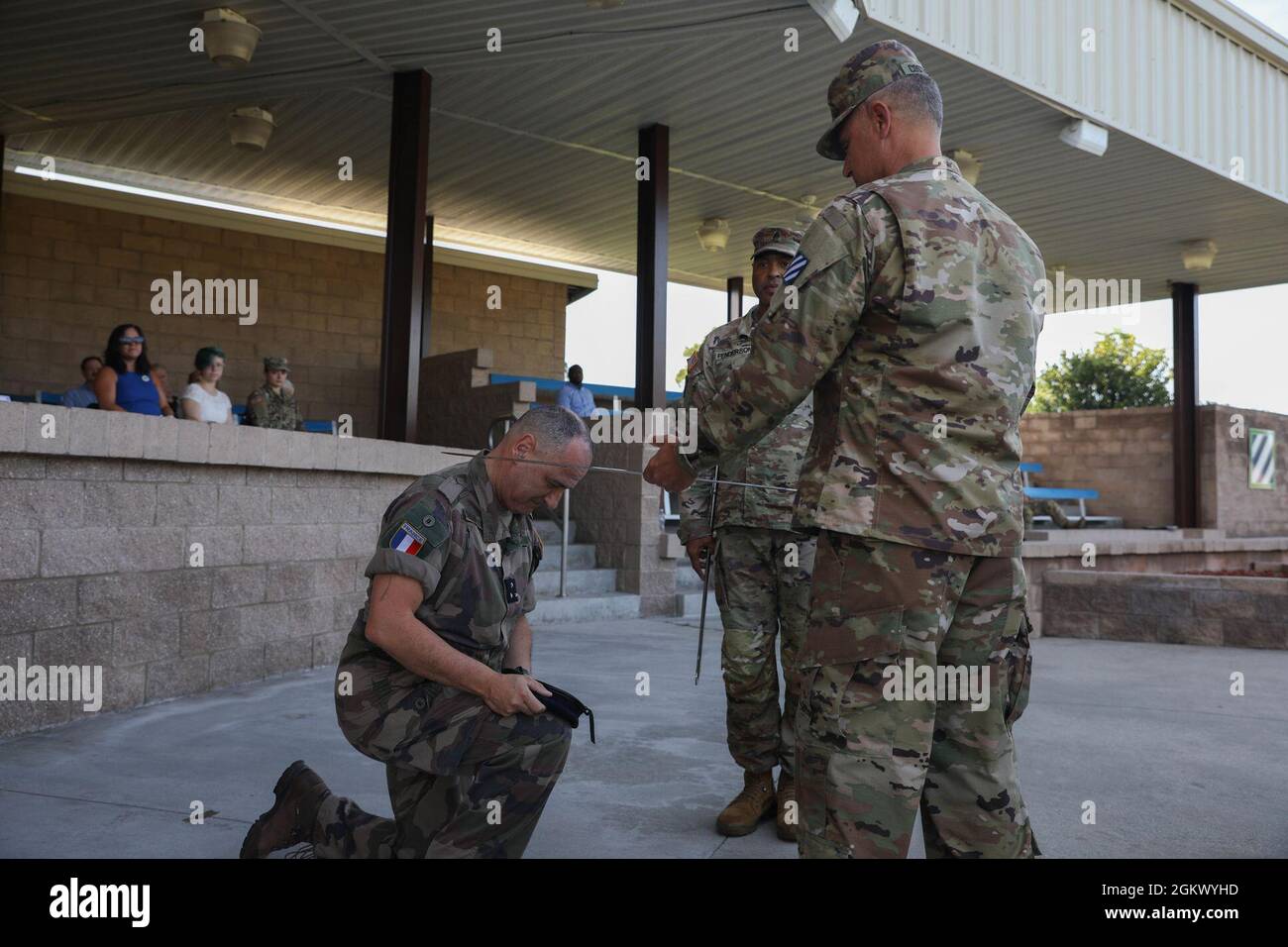 French Maj. Gen. Hubert Cottereau, deputy commanding general of ...