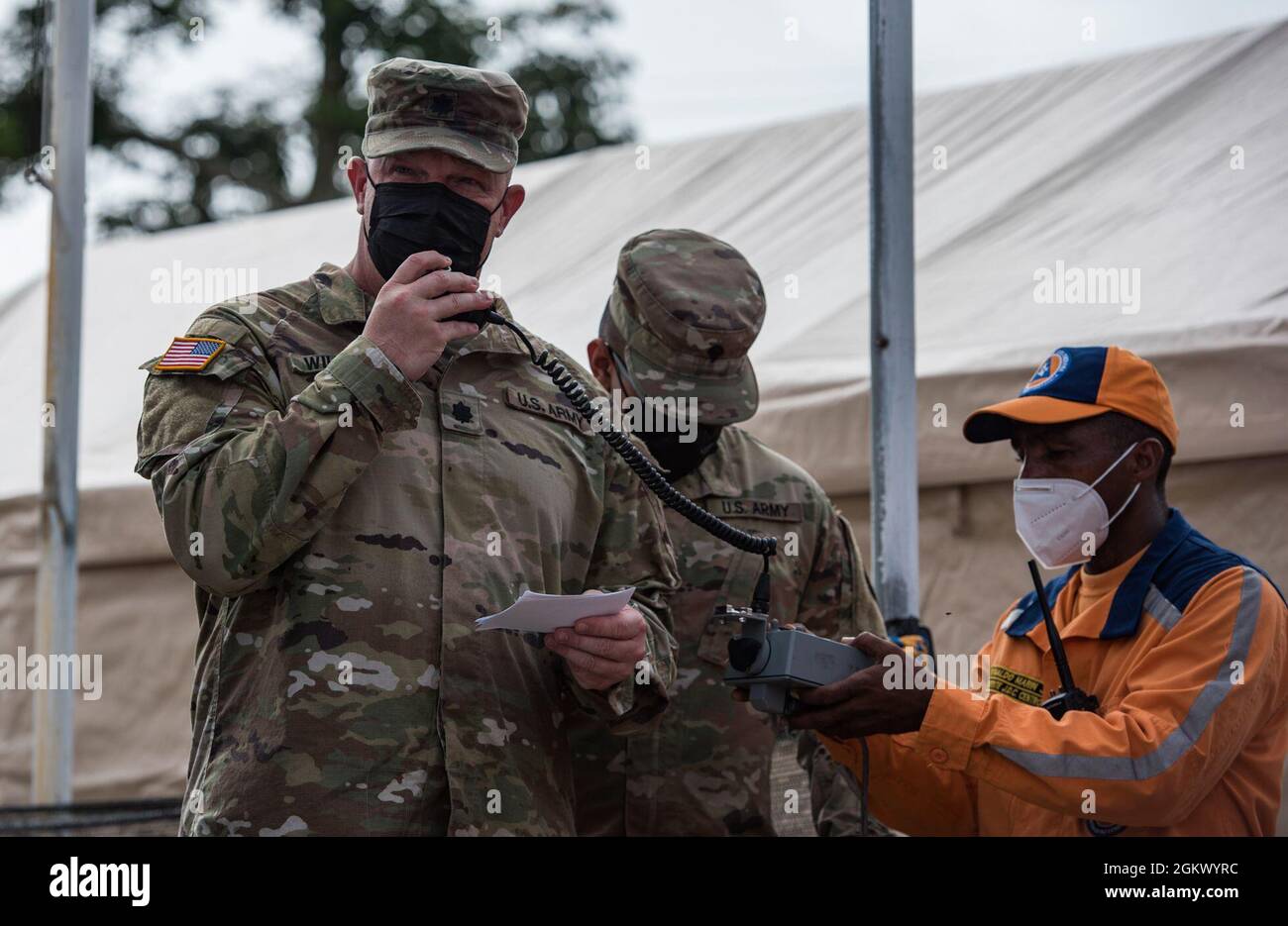 U.S. Army Lt. Col. Derrick Williams, a medical provider with the ...