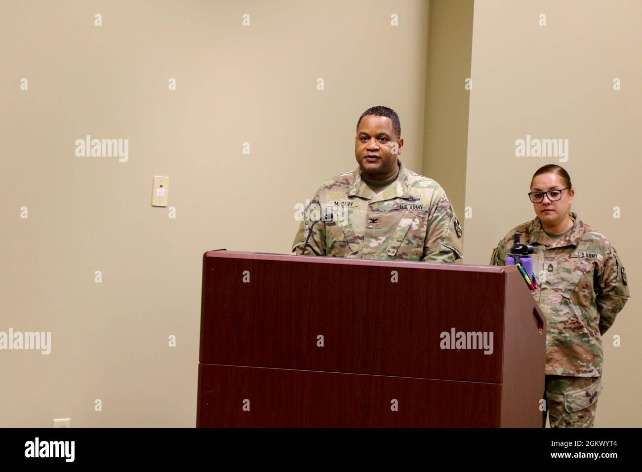 Army Reserve Col. Robert L. McCary, commander, 7306th Medical Exercise ...