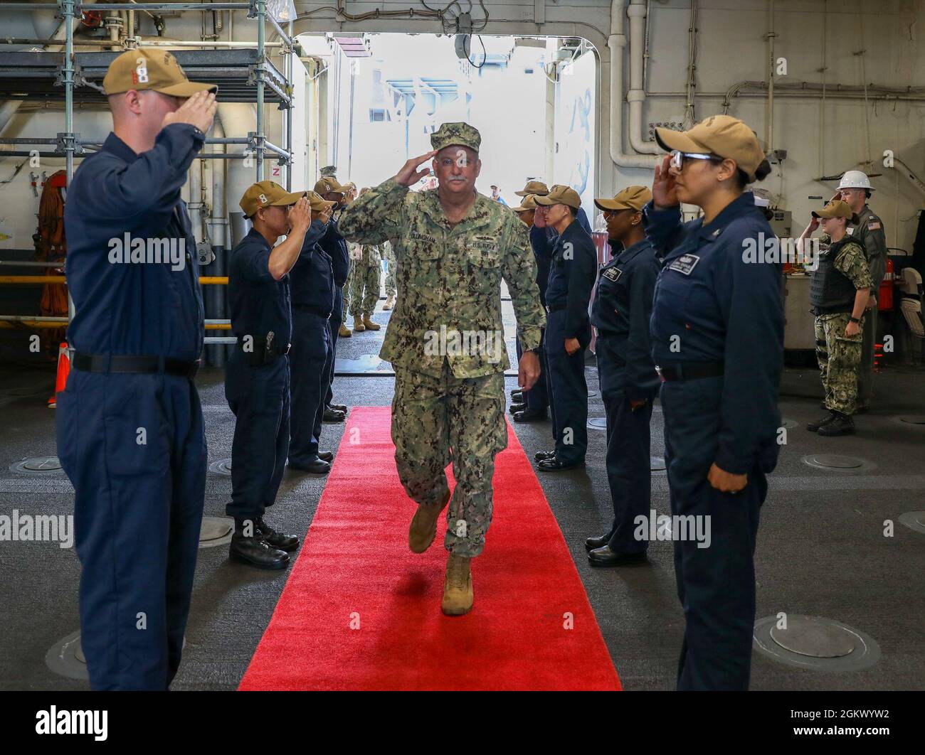 SAN DIEGO (July 14, 2021) — U.S. Navy Rear Adm. Bruce Gillingham ...