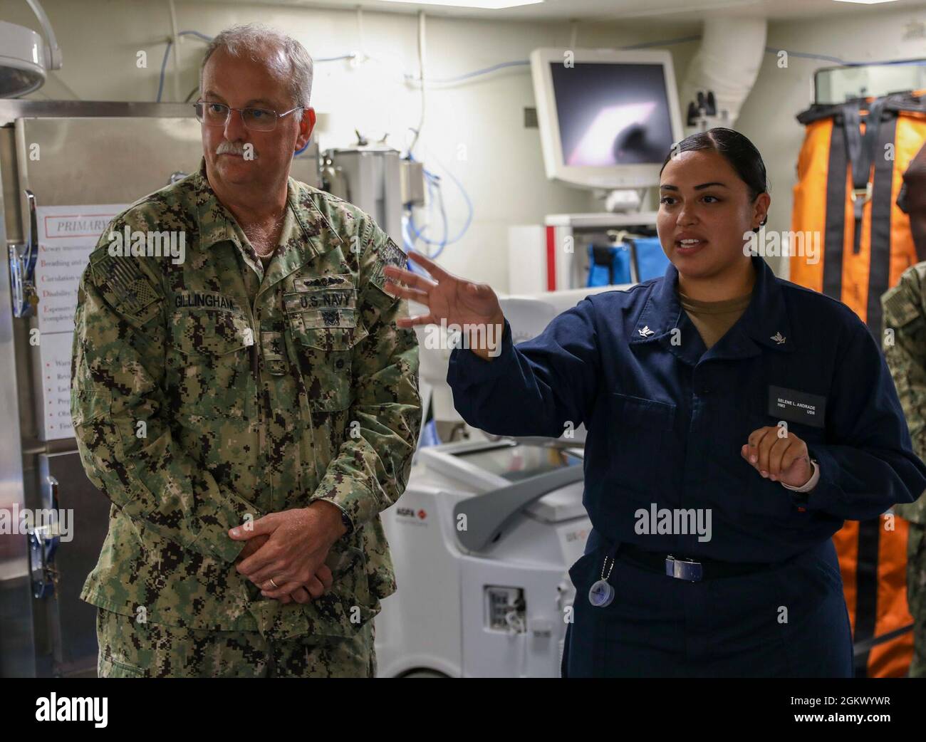 SAN DIEGO (July 14, 2021) — U.S. Navy Rear Adm. Bruce Gillingham ...