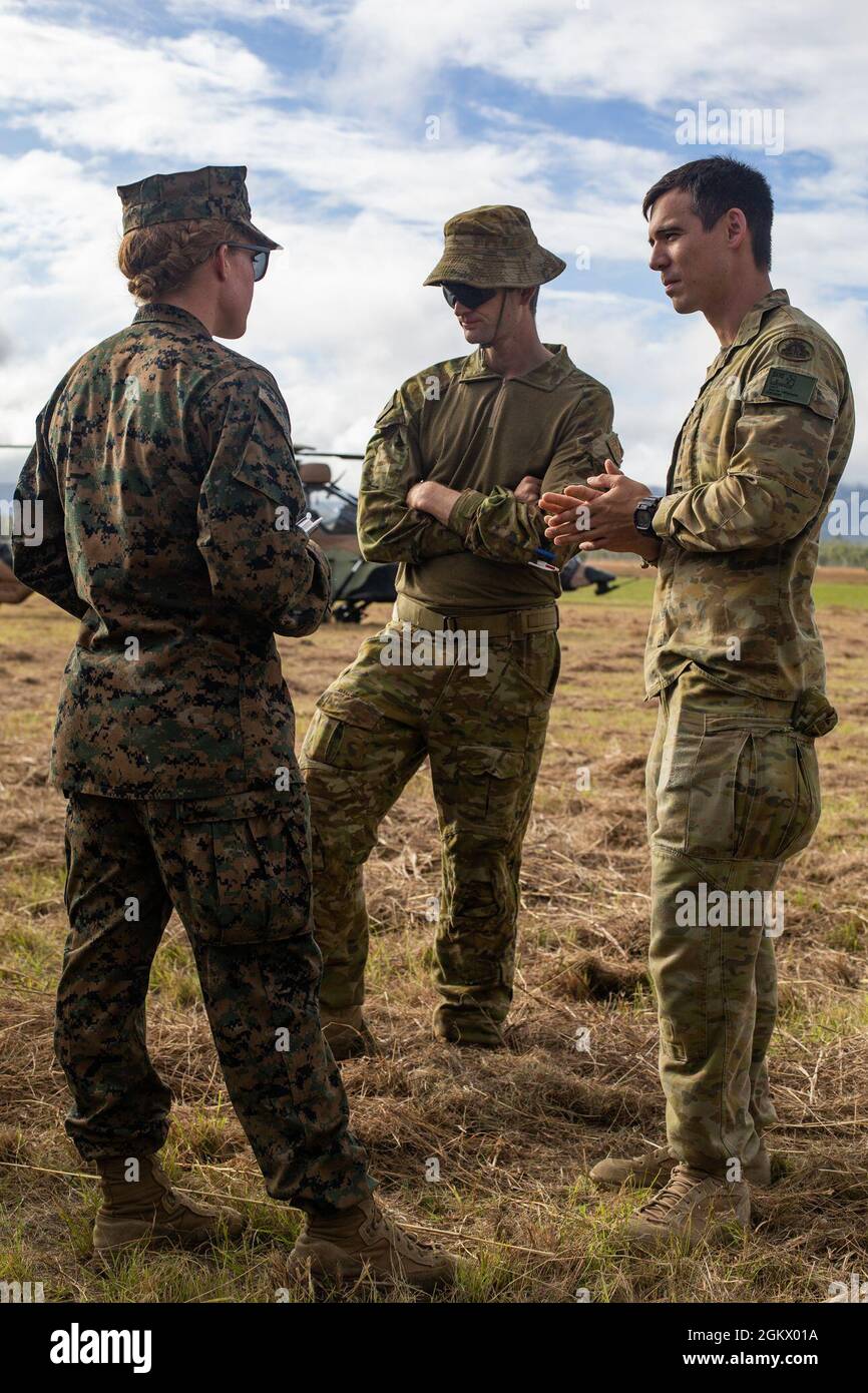U.S. Marine Corps 1st Lt. Alexandria Elliot, a Headquarters Platoon ...