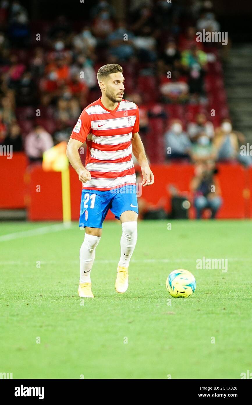 Ruben Rochina in action during La Liga Santander match between Granada ...
