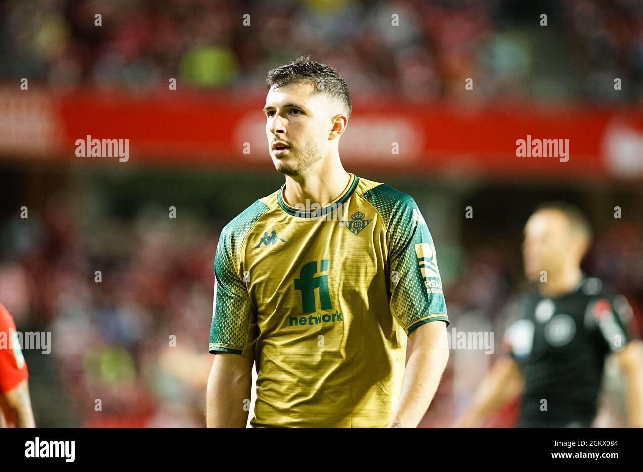Guido Rodriguez in action during La Liga Santander match between ...