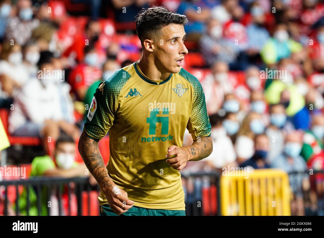 Cristian Tello in action during La Liga Santander match between Granada ...