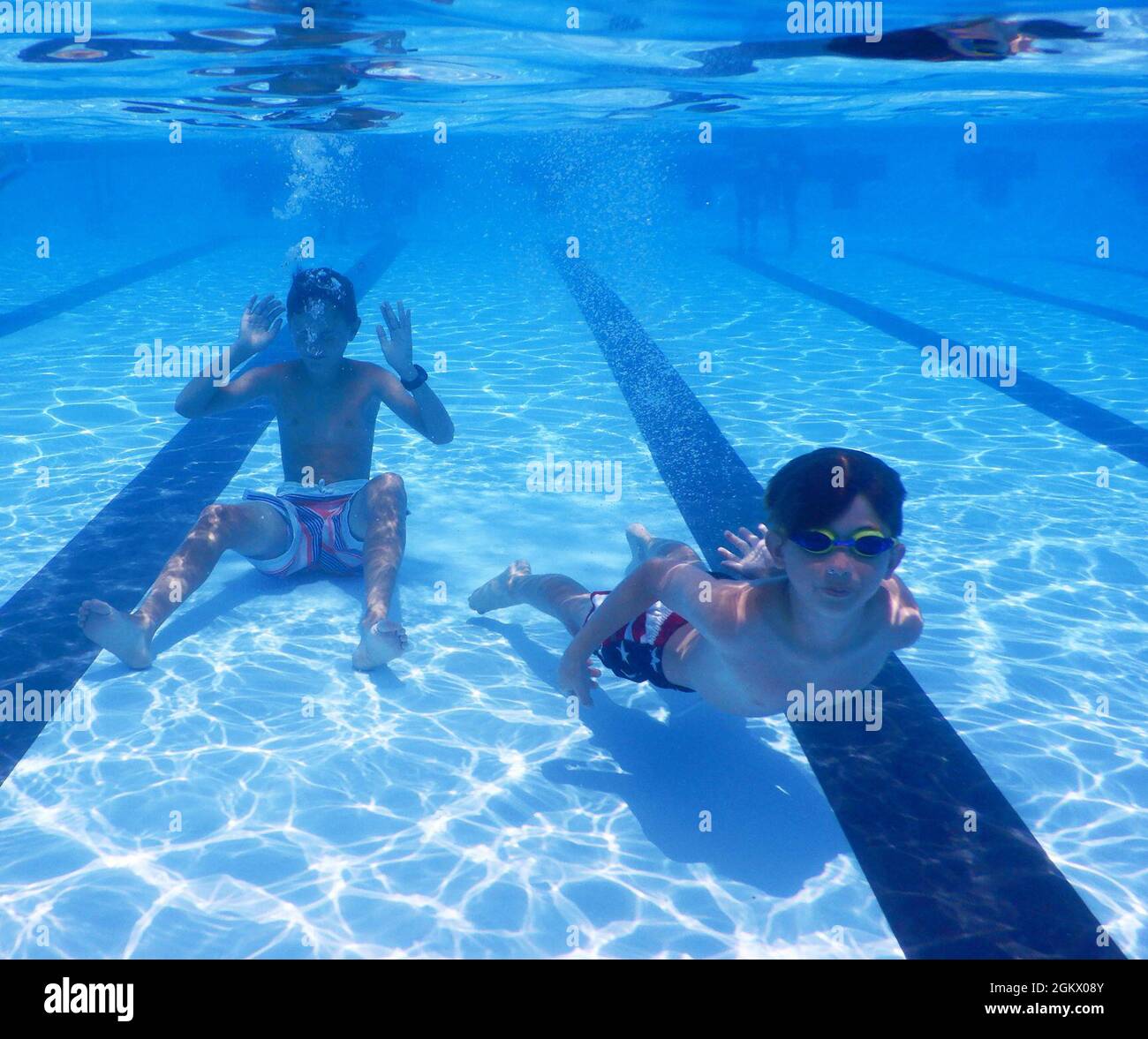 Cole Wexler, left, son of Master Sgt. Arik Wexler, 736th Aircraft ...