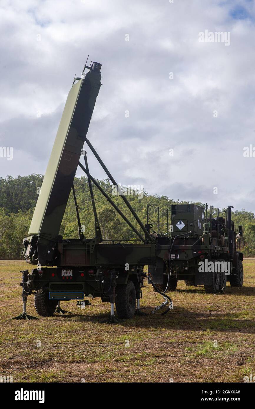 A U.S. Marine Corps Ground Air Task Oriented Radar with 3d Battalion ...