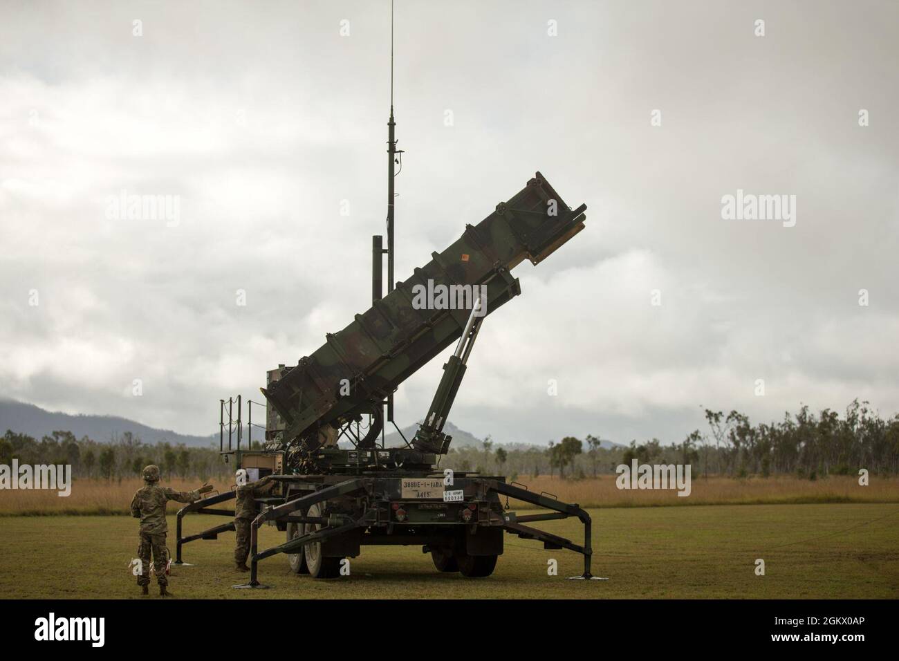 U.S. Army Sgt. Tamayo Ezekiel (right) and U.S. Army Pfc. Colby ...