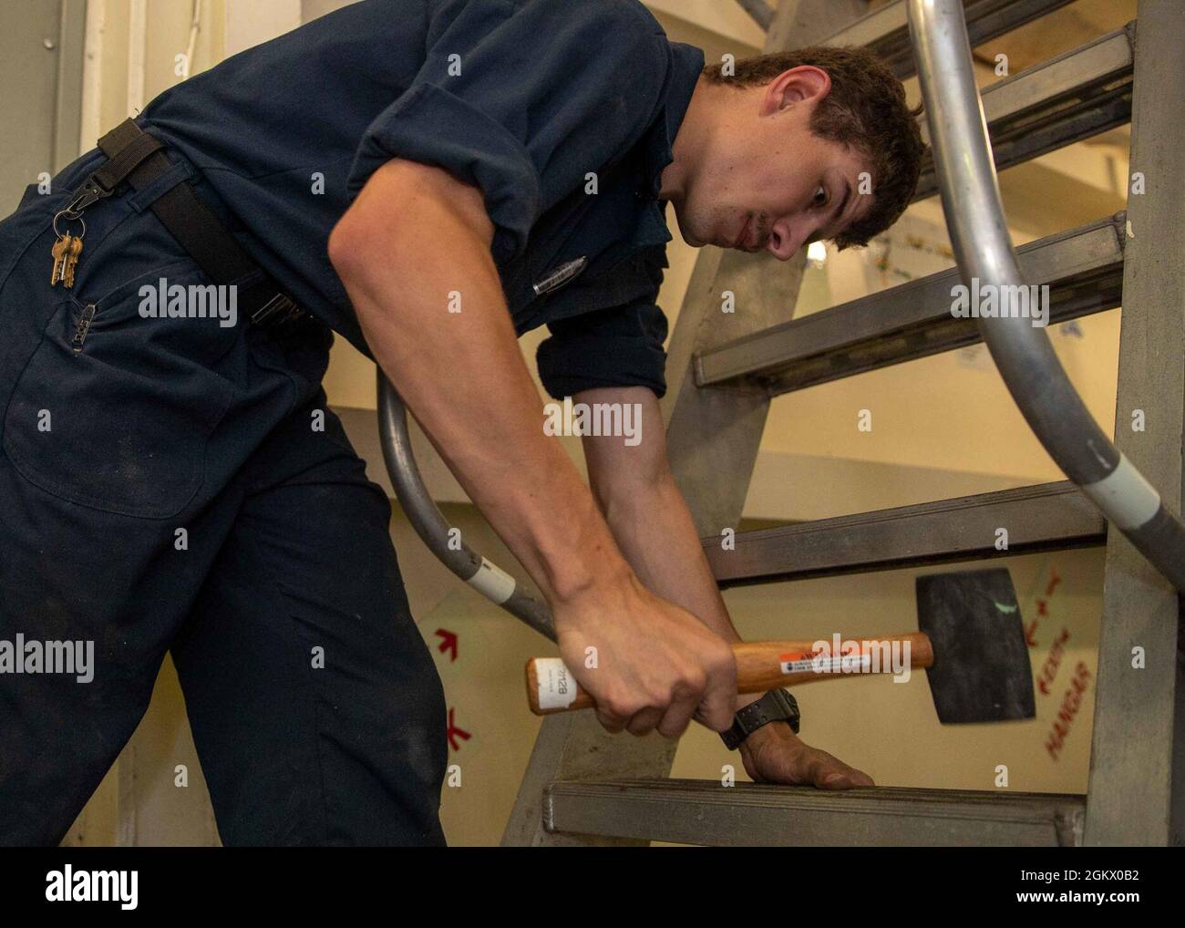 Aviation Boatswain's Mate (Handling) Airman Devin Winkelman. from South ...