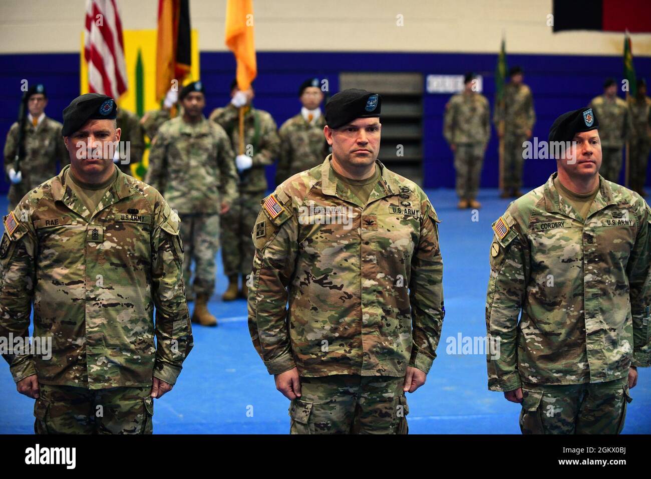U.S. Army Command Sgt. Maj. Michael Cordery, Colonel Chad A. Froelich ...