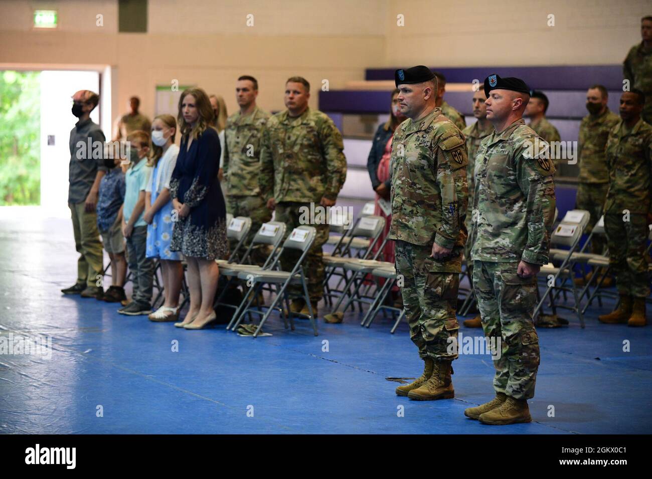 U.S. Soldiers from the 18th Military Police Brigade participate in the ...