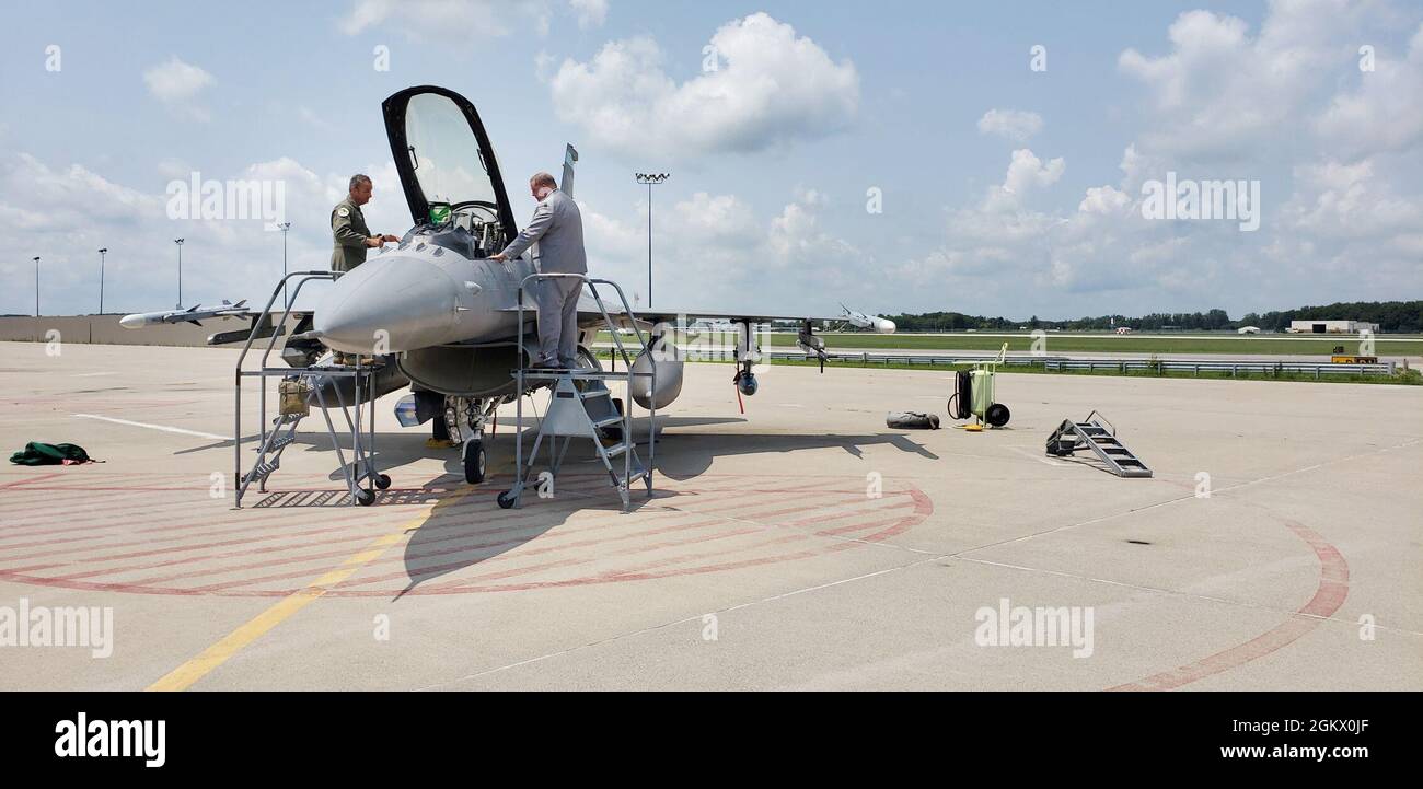 180th Fighter Wing Commander, Col. Michael DiDio discusses the combat ...