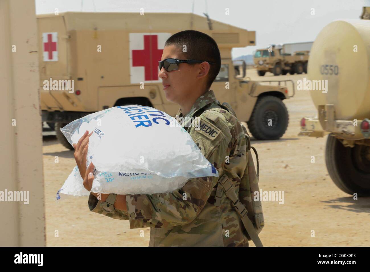 Soldiers assigned to the 45th Infantry Brigade Combat Team, Oklahoma ...