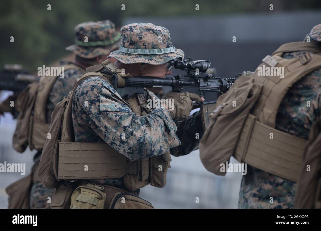 U.S. Marine Corps 2nd Lt. Aaron Walker, an infantry officer with 2nd ...