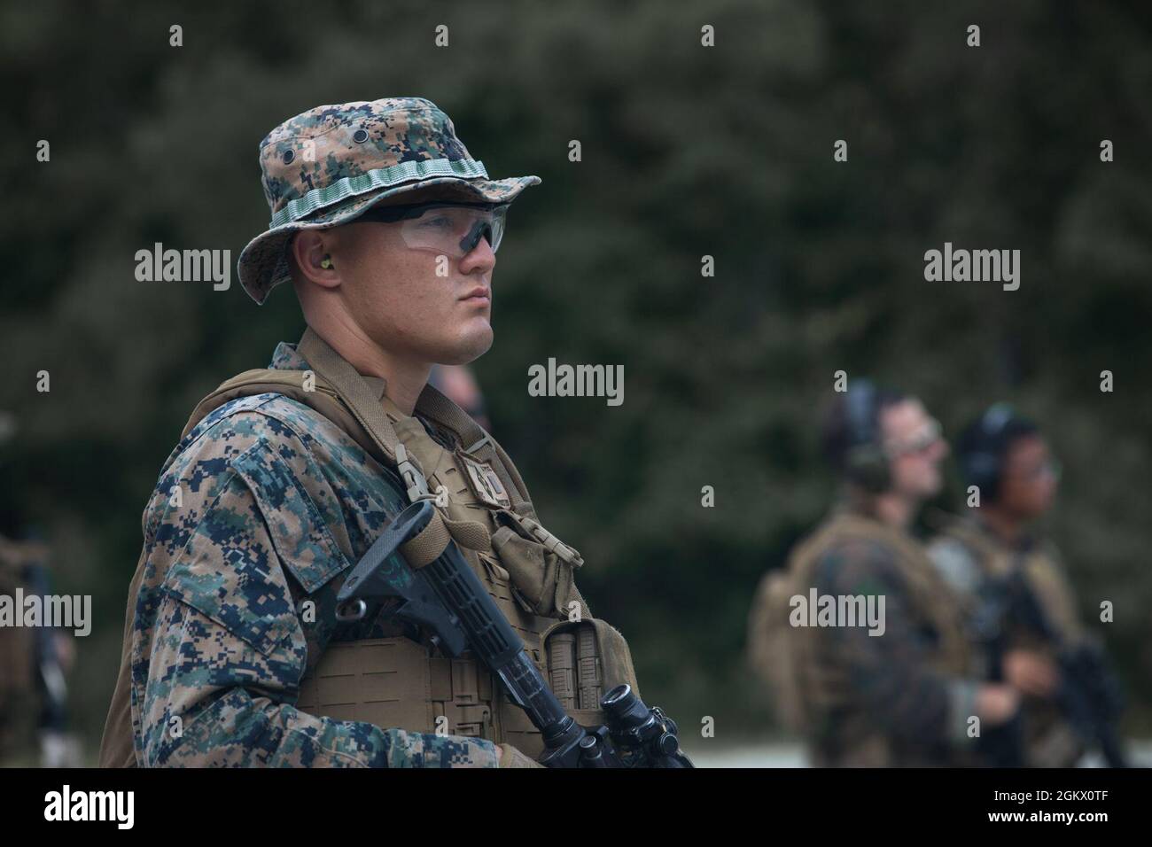 U.S. Marine Corps 2nd Lt. Aaron Walker, an infantry officer with 2nd ...