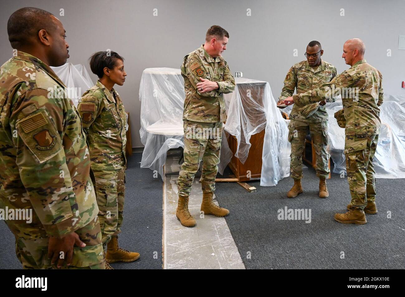 Senior Airman Dennis Spain (second from right), 75th Medical Group and ...