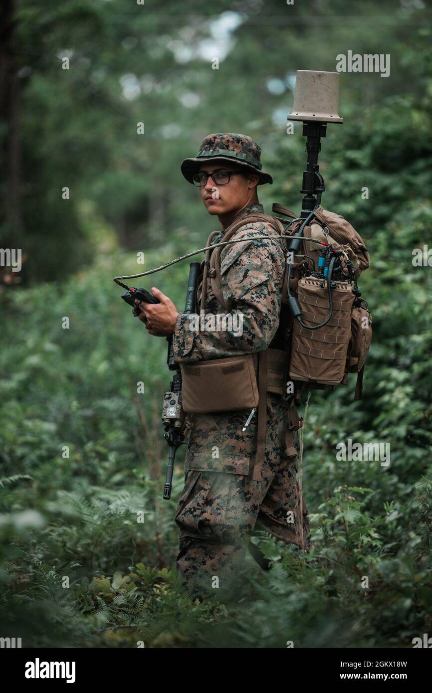 U.S. Marine Corps Cpl. Sebastian Ramirez, a Miami native and electronic ...