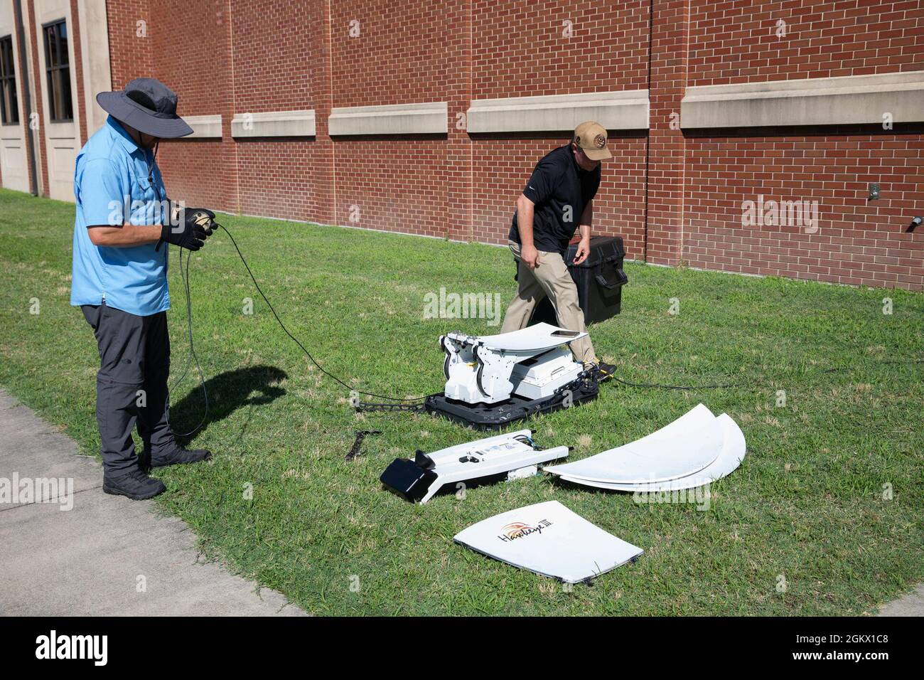 JOINT BASE LANGLEY-EUSTIS, Va. (July 14, 2021) Jason Futrell and David ...