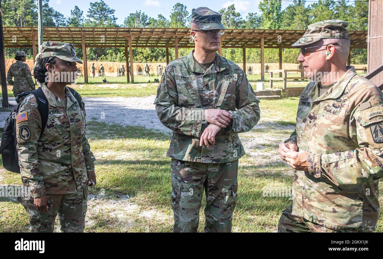 Maj. Gen. John H. Phillips (left) and Command Sgt. Maj. Russell Price ...