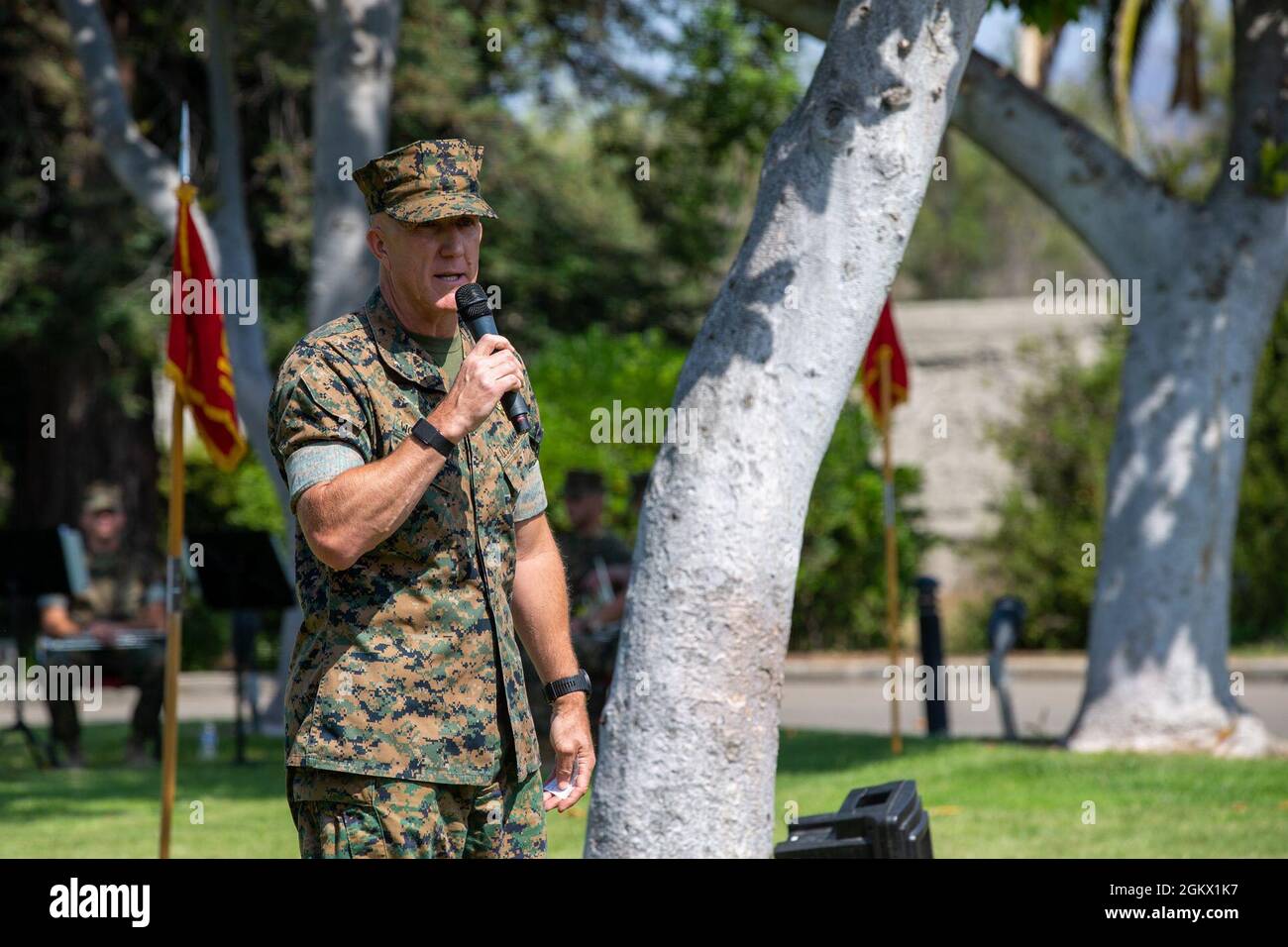 U.S. Marine Brig. Gen. Jason Woodworth, the commanding general of ...
